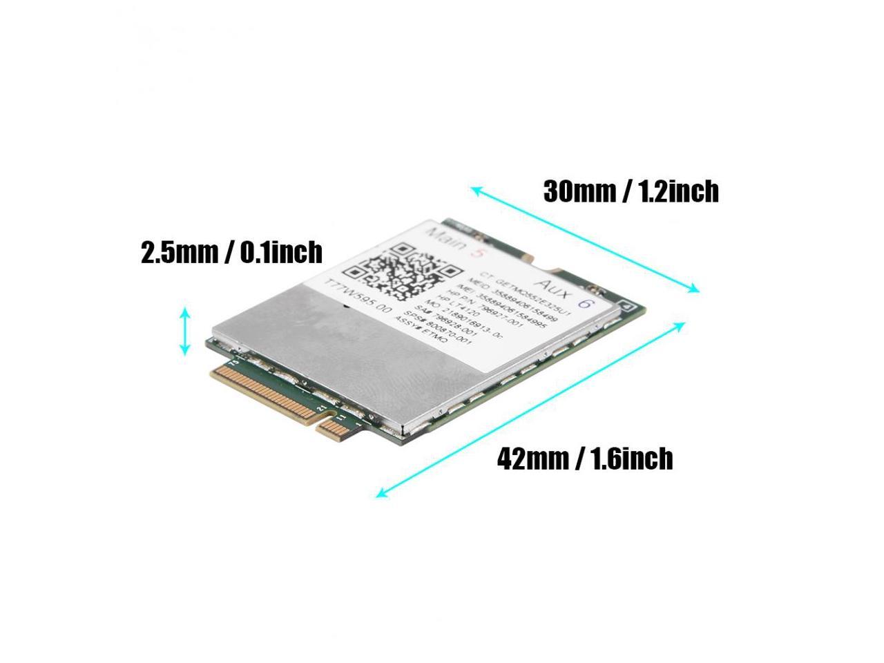 LT4120 Snapdragon X5 LTE T77W595 796928-001 4G WWAN M.2 150Mbps LTE ...
