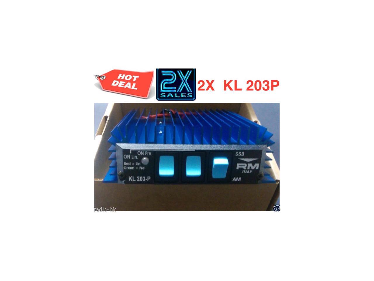 2x RM Italy KL 203P Mobile Linear Amplifier - Newegg.com