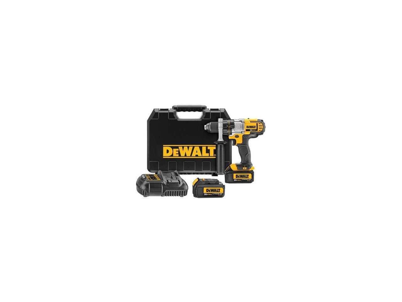 Dewalt DCD980M2 20V MAX Lithium-Ion Premium 3-Speed 1/2 in. Cordless ...