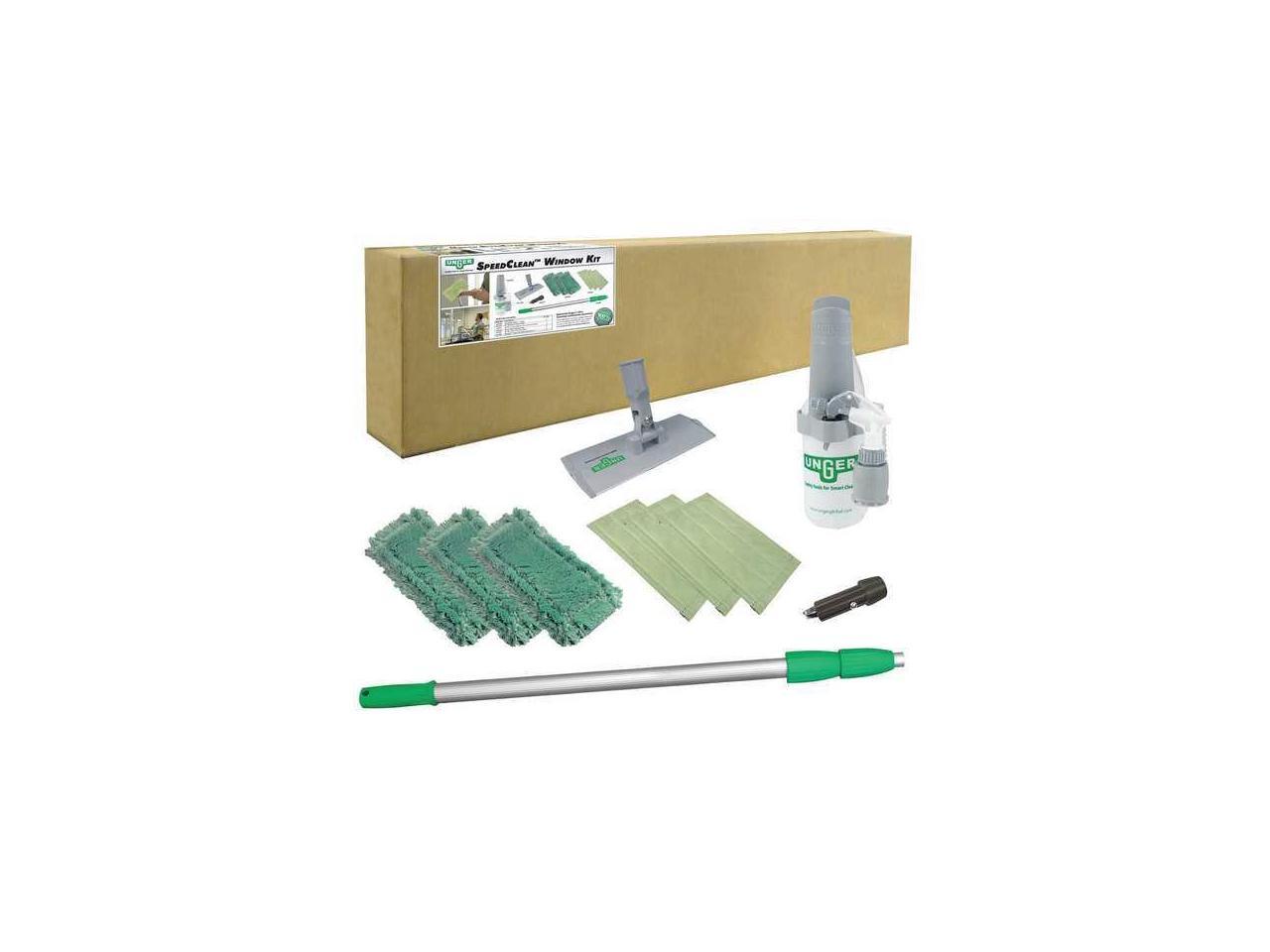 Unger Indoor Window Cleaning Kit Aluminum 72" Extension Pole With 8 ...