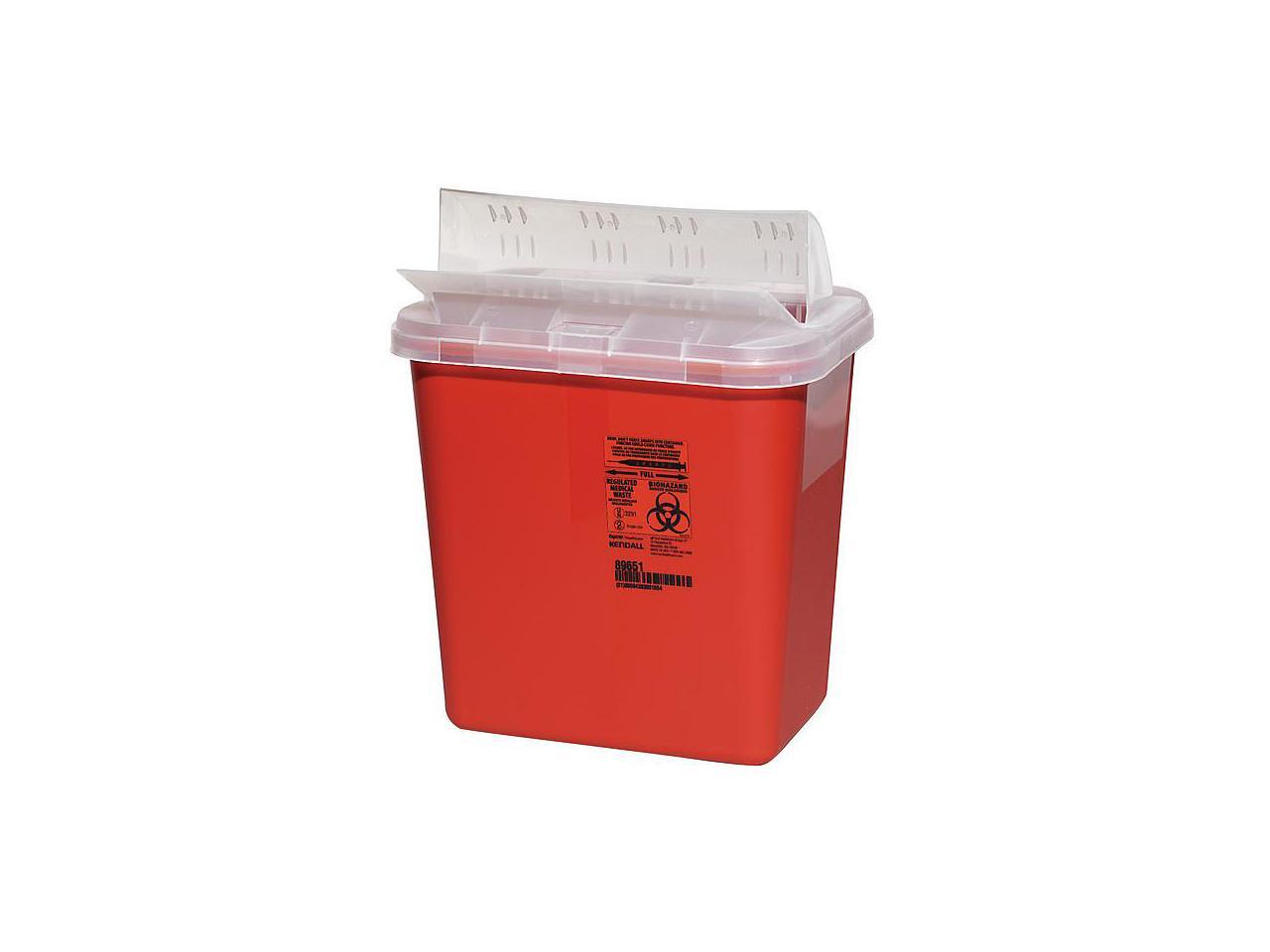 Covidien Sharp Container with Drop Lid 1 EA/BX - Newegg.com