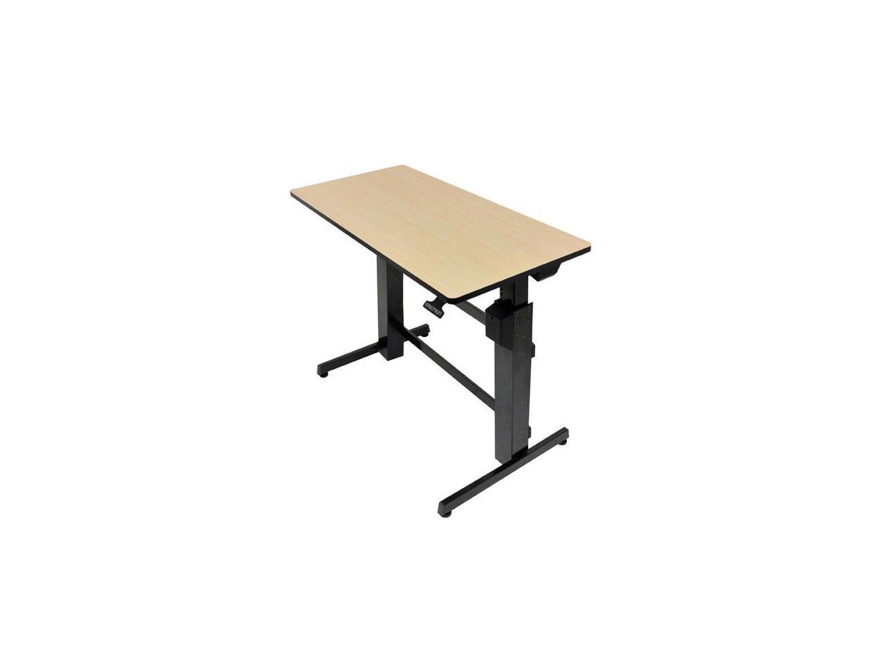 Ergotron 24-271-928 WorkFit-D, Sit-Stand Adjustable-Height Desk - Birch ...