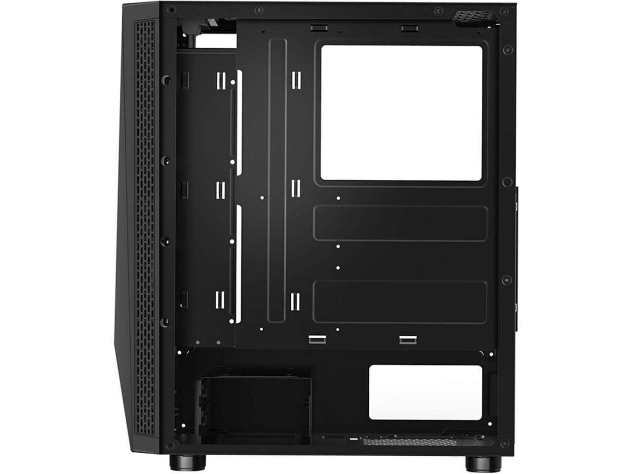 ZXCVBNAS Computer Case ATX Mid Tower PC Gaming Case - Front USB Port ...