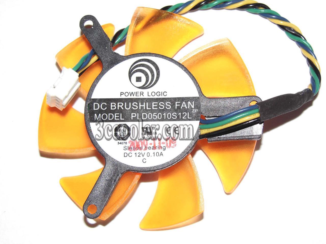 Power Logic PLD05010S12L DFB501012H 12V 0.1A 4 wires 4 pins 7 blades ...