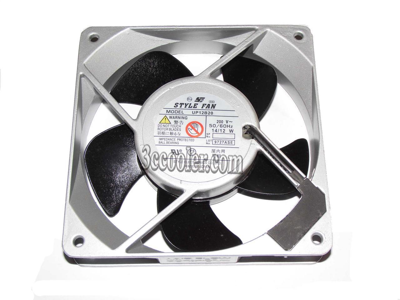 STYLE Fan 12CM 120*25mm UP12B20 200V 50/60Hz 14/12W AC axial Fan UPS ...
