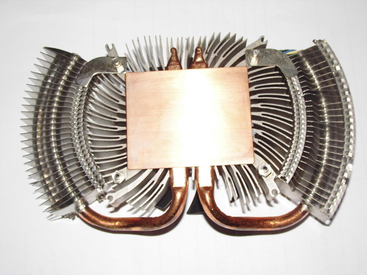 Refurbished: Copper heatsink fan 100W high power LED radiator with 2 ...