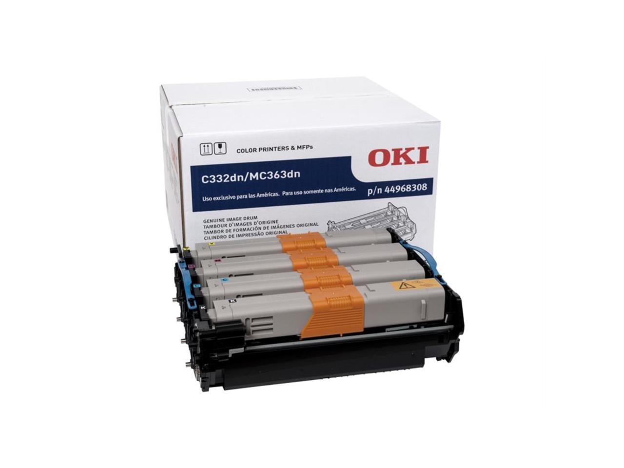 Oki Data Image Drum Kit 44968308 - Cyan, Magenta, Yellow, Black ...