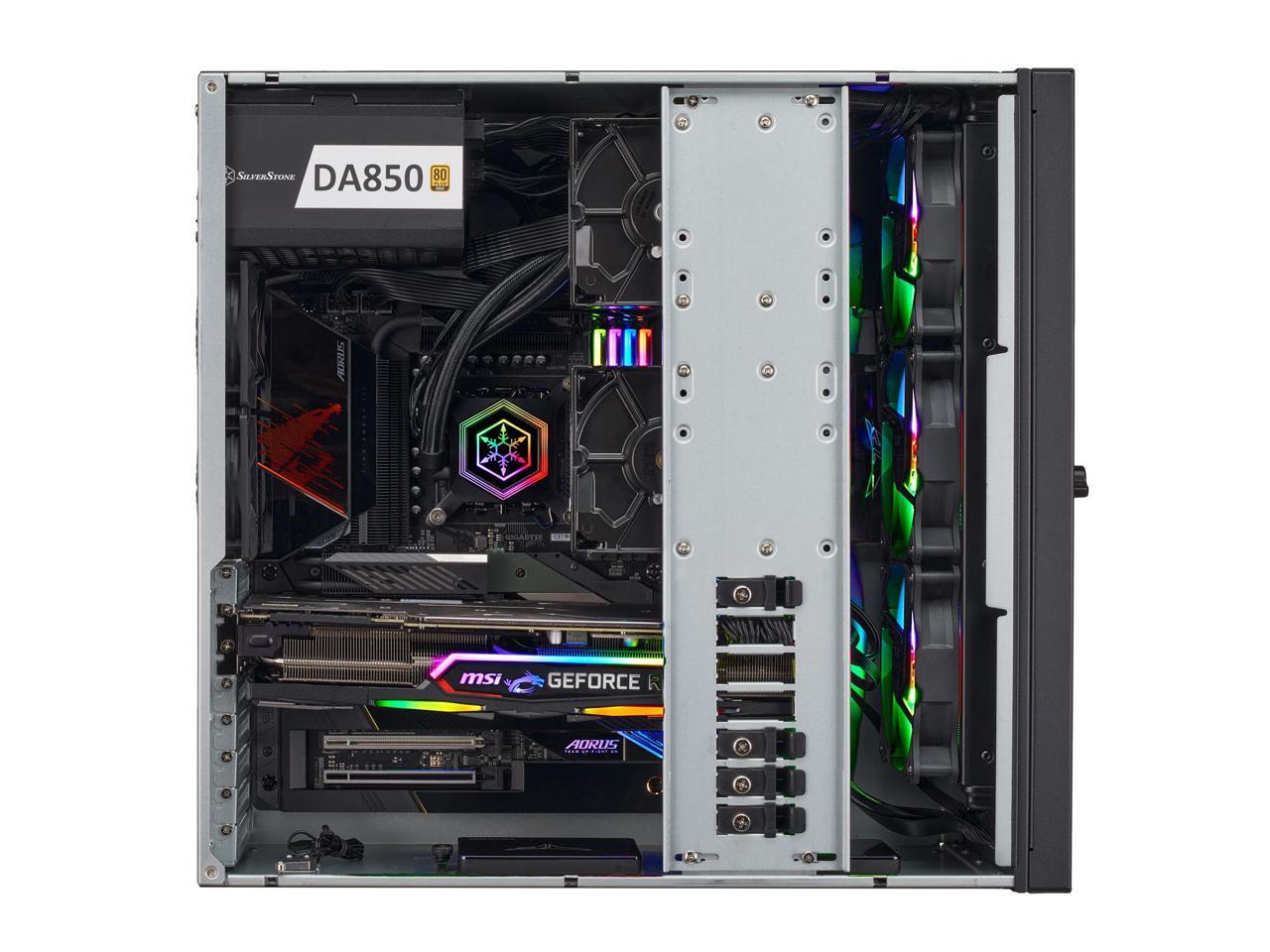 Silverstone RM44 4U rackmount server chassis with enhanced liquid ...