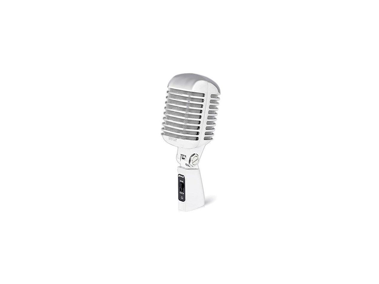 Pyle - Classic Retro Die Cast Metal Vintage Style Dynamic Vocal ...