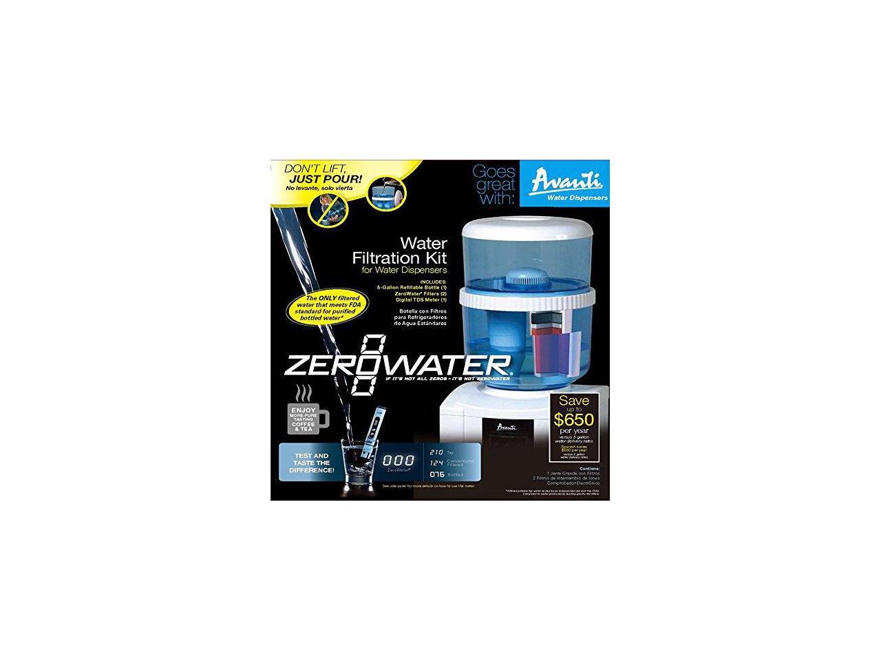 Avanti Zj003Is Zero Water Bottle Kit Includes 2 Water Filters - Newegg.com