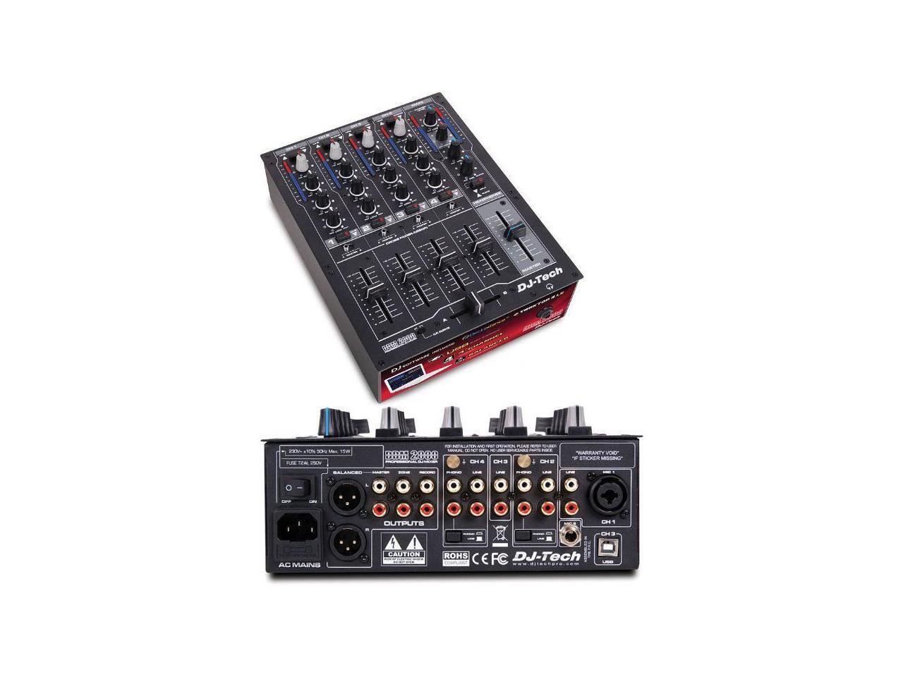 DJ-Tech Professional DDM 2000 Audio Mixer - Newegg.com
