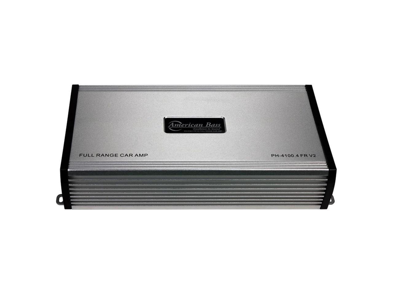 AMERICAN BASS PH-4100.4 FR V2 American Bass Amp 4 Channel 2 Ohm stable ...