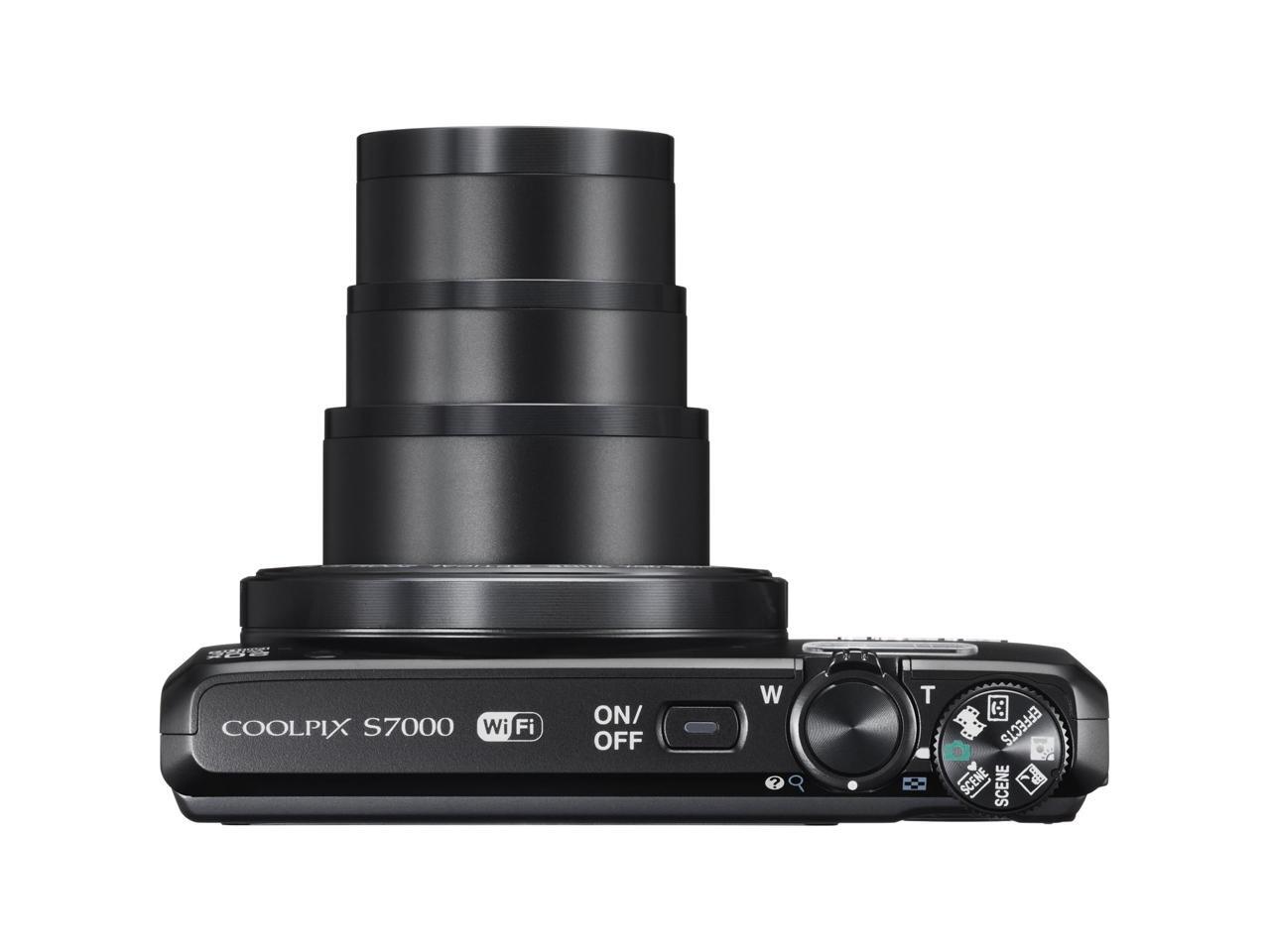 Nikon S7000 COOLPIX Digital Camera, Black #26483 - Newegg.com