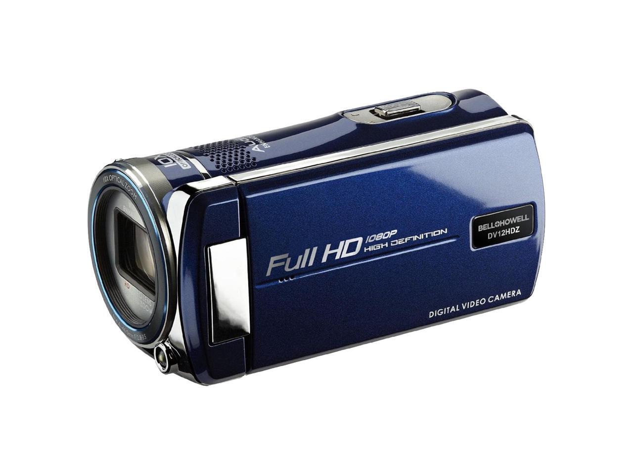 BELL+HOWELL DV12HDZ-BL 16.0 Megapixel Cinema DV12HDZ 1080p Digital ...