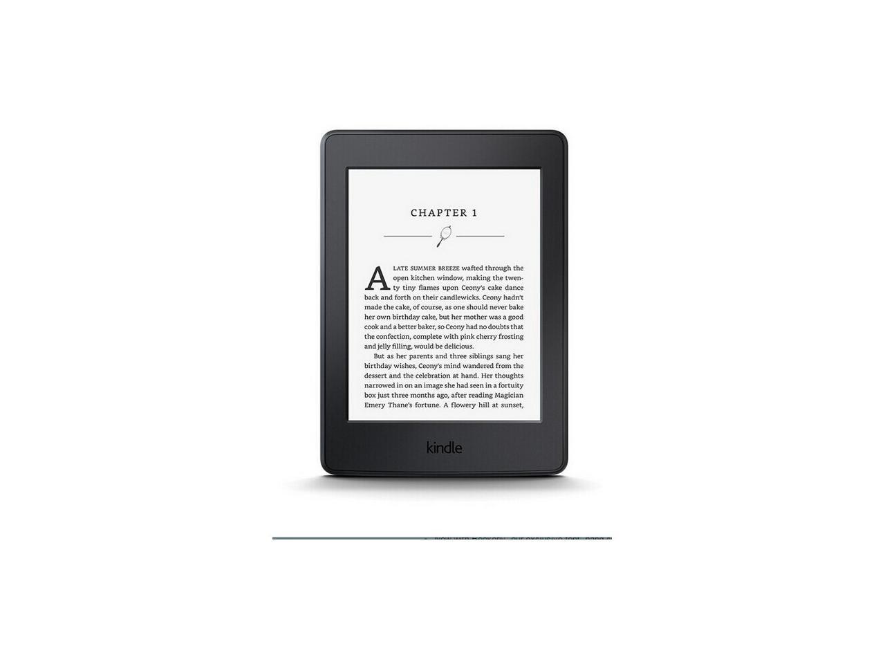 Amazon Kindle Paperwhite 6-inch 300 ppi WiFi 4GB E-Reader (2015) (Black ...
