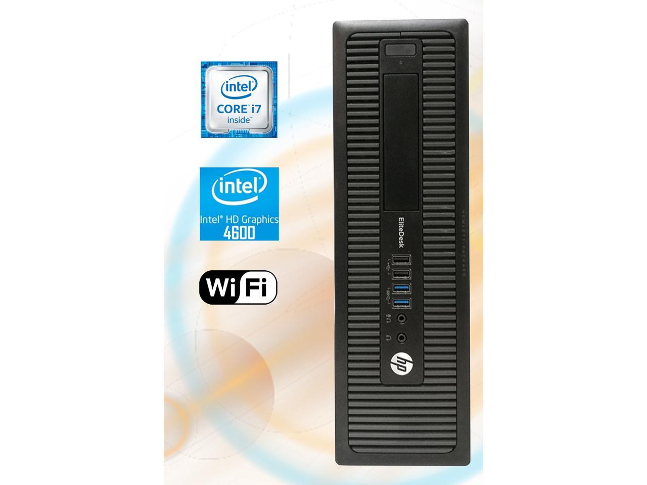 Refurbished: HP 800 G1 SFF Desktop Workstation, Quad-Core i7 4770 3.4 ...