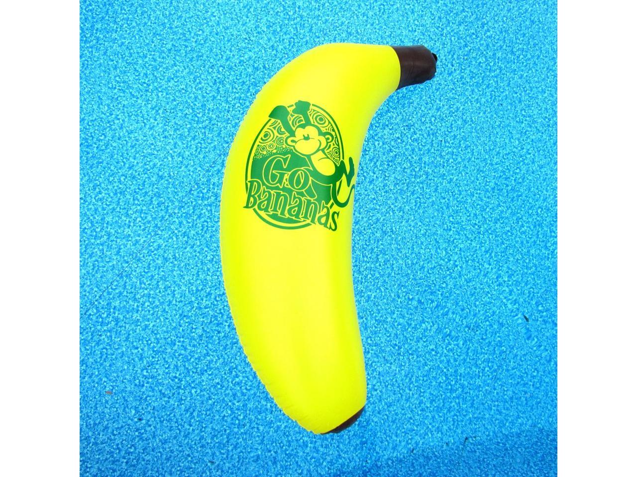 Treasure Gurus 40" Large Inflatable Banana Swimming Pool Water Float ...