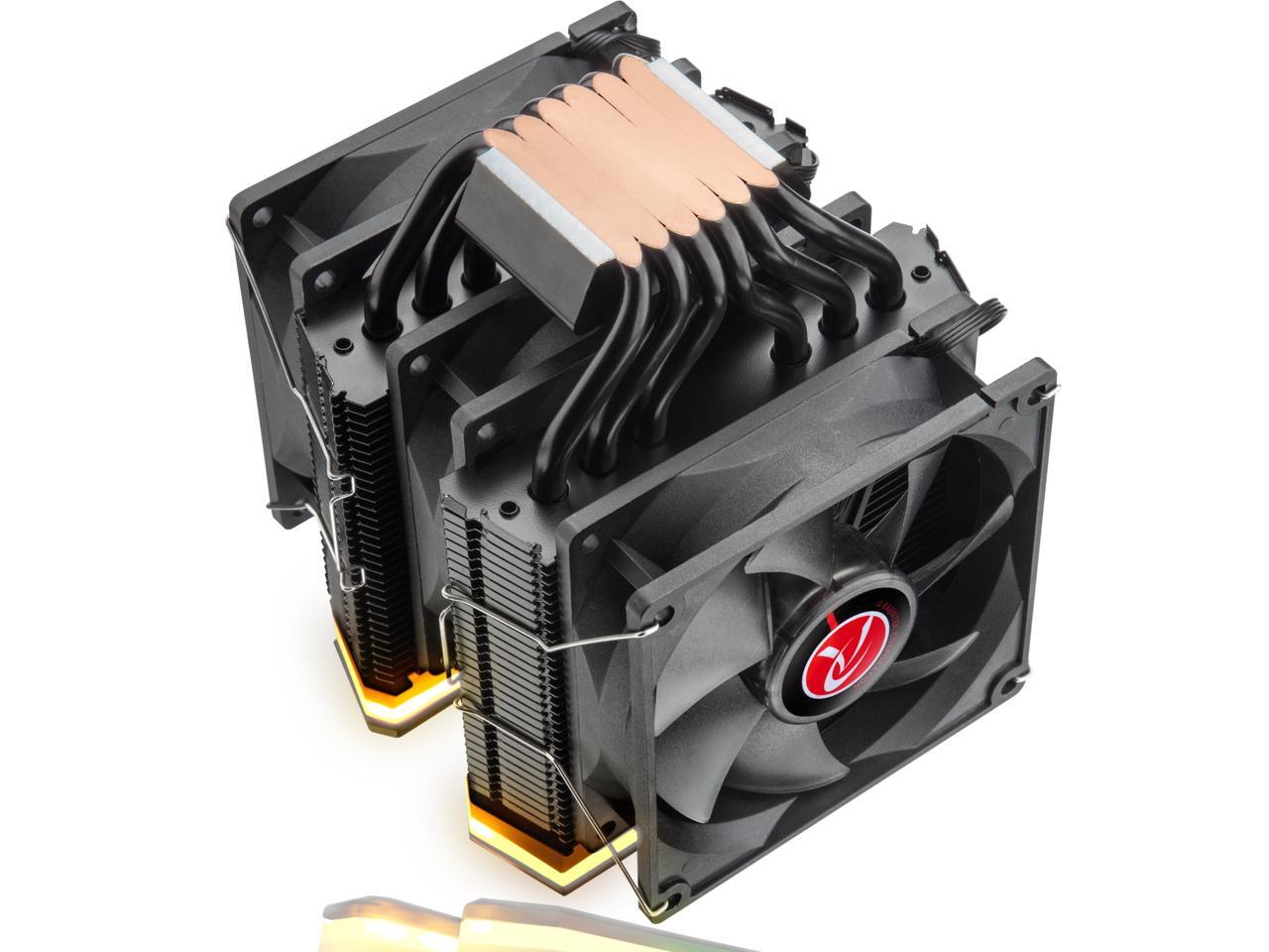 DELOS RBW, a dual tower CPU cooler with Addressable RGB, 6*6mm ...