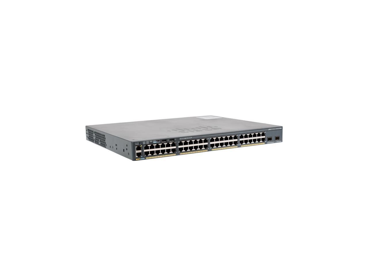 Refurbished: Cisco Catalyst 2960X WS-C2960X-48TS-L 48-Port Gigabit ...