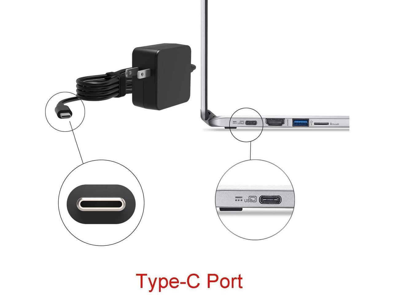 7.5Ft 45W USB-C Charger Fit for HP Chromebook 11A G8 EE, 11 G8 EE, 11 ...