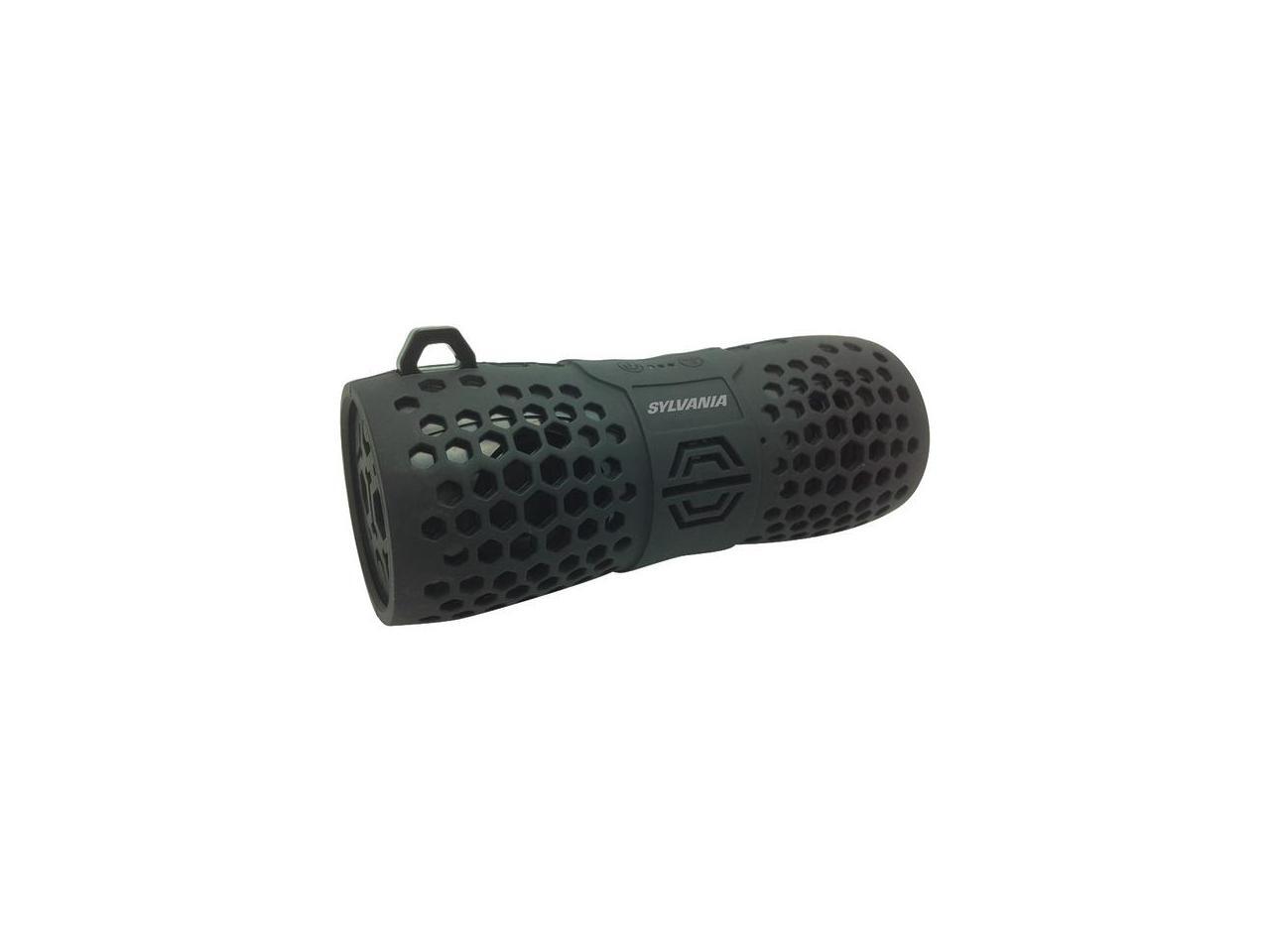 SYLVANIA SP332 -BLACK Water-Resistant Portable Bluetooth(R) Speaker ...