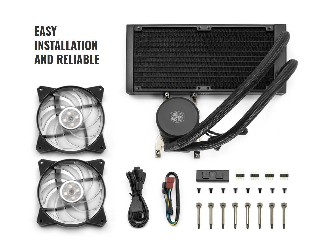 Cooler Master MasterLiquid ML240 RGB (TR4 Edition) - AIO CPU Liquid ...