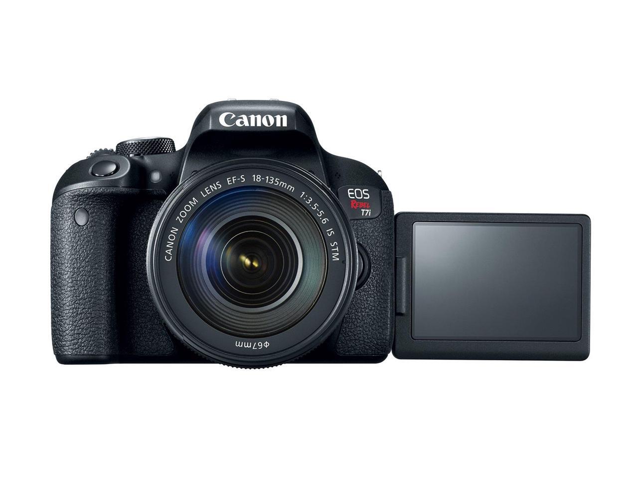 Canon EOS Rebel T7i Digital SLR Camera with EF-S 18-135mm IS STM Kit ...