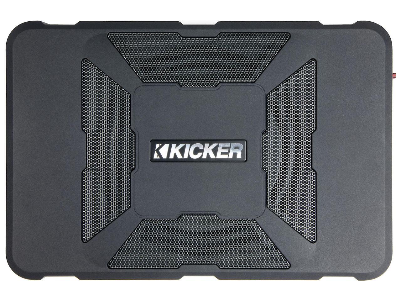 KICKER 11HS8 8" 150W Hideaway Car Audio Powered Subwoofer Sub Enclosure ...