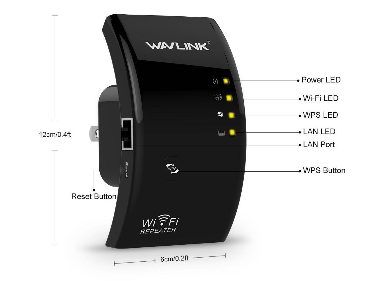 Wavlink Wireless N 150Mbps High Power Repeater Compact Range Extender ...