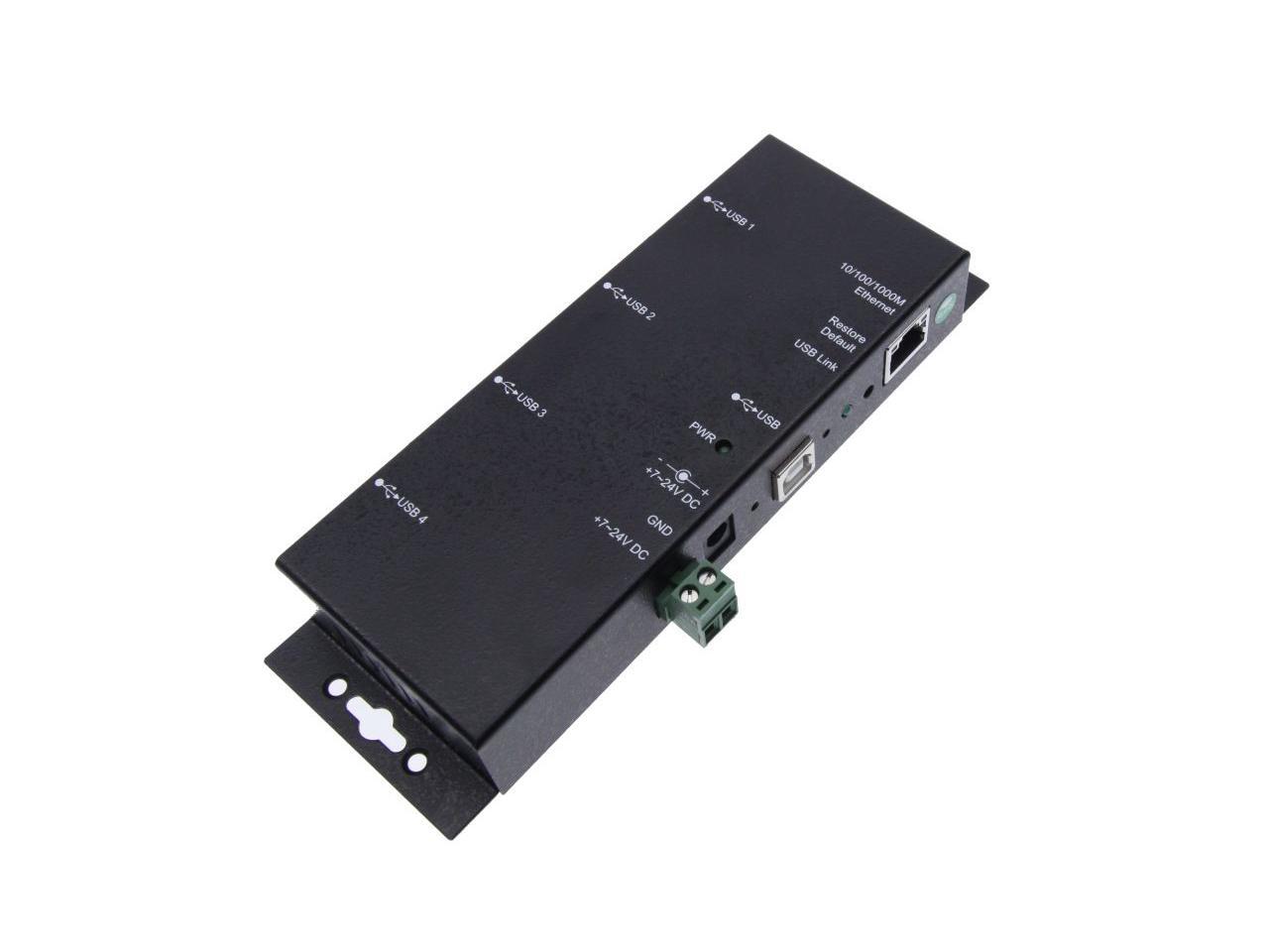 USB 2.0 Over IP Network Industrial 4-Port Hub – TCP/IP Network - Newegg.com