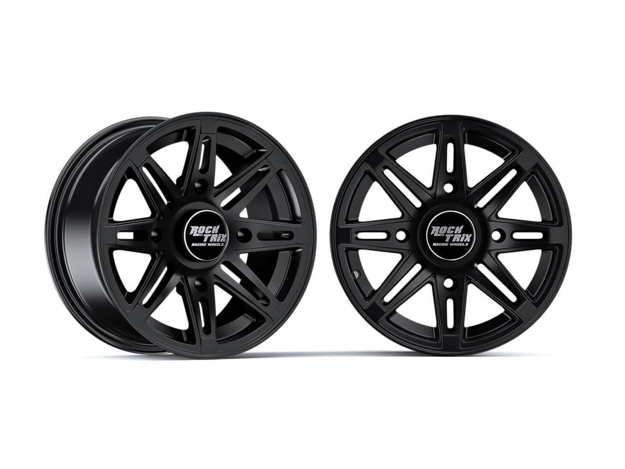 RockTrix RT103 4pc 14in ATV Wheels 4x110 Rims 14x7, 5+2 Offset ...