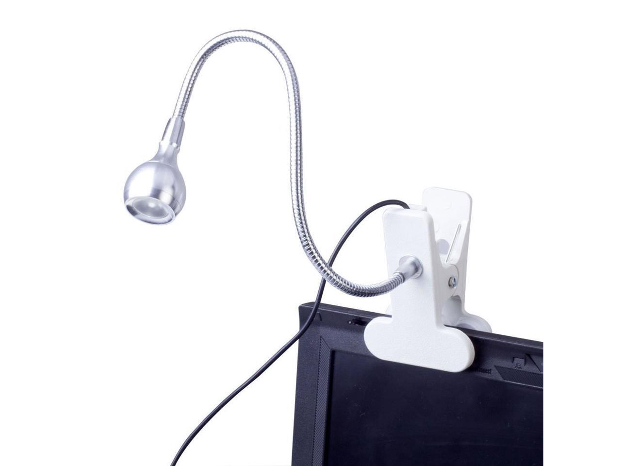 iKKEGOL USB Clip on LED Table Desk Reading Lamp Light for Laptop ...