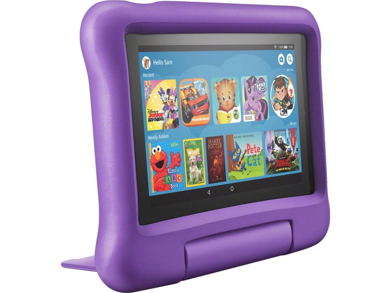 Amazon - Fire 7 Kids Edition 2019 release - 7" - Tablet - 16GB - Purple ...