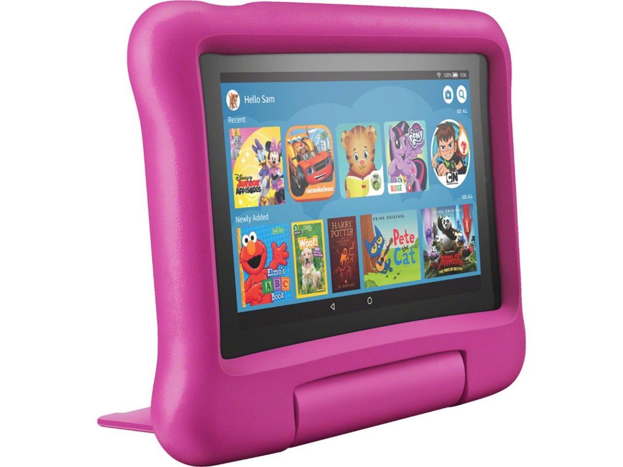 Amazon - Fire 7 Kids Edition 2019 release - 7" - Tablet - 16GB - Pink ...