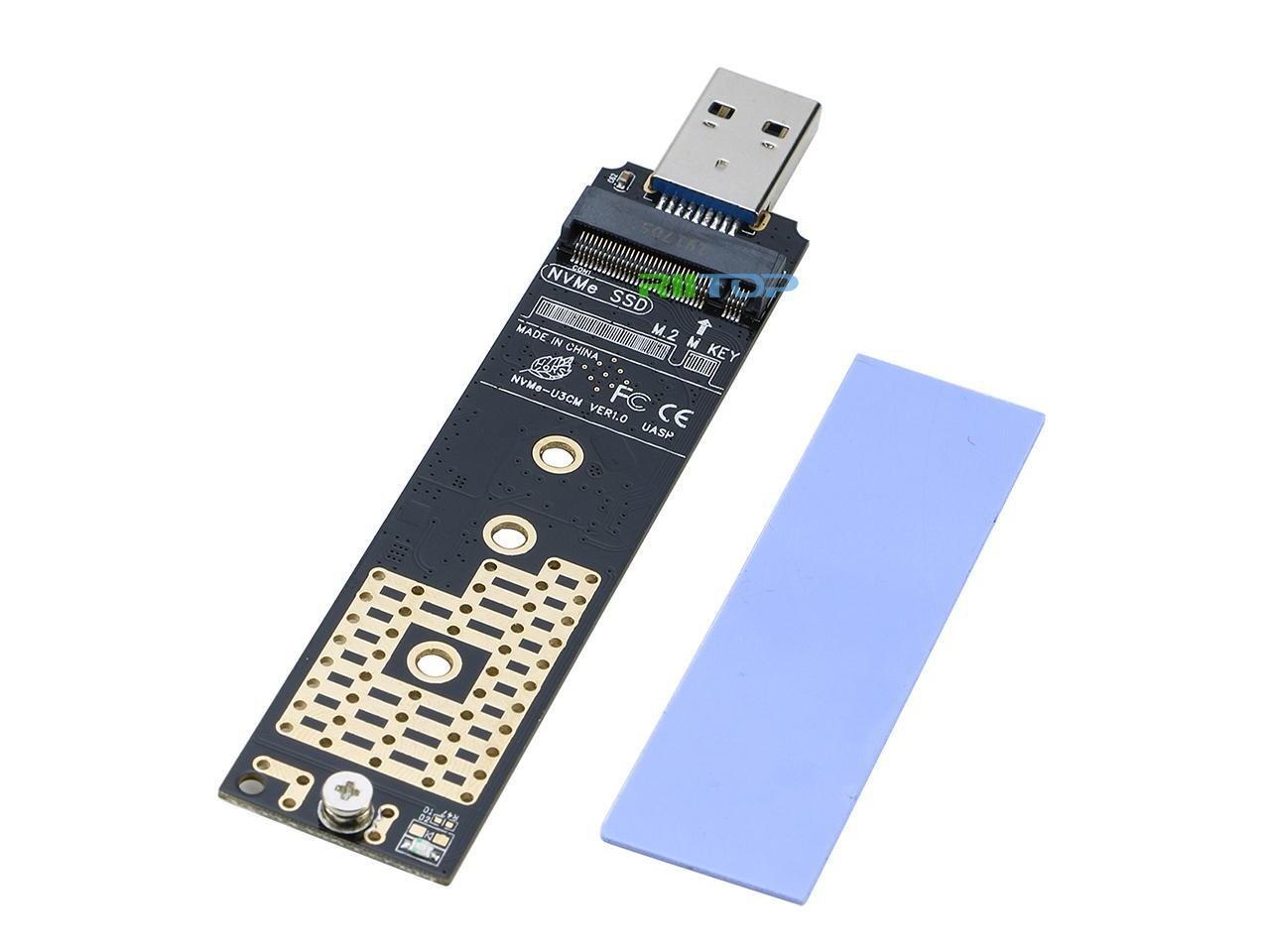 USB 3 1 Gen2 Type A NVME SSD Hard Drive Adapter Converter 10Gbps For M USB 3 1 Gen2 Type A NVME SSD Hard Drive Adapter Converter 10Gbps For M