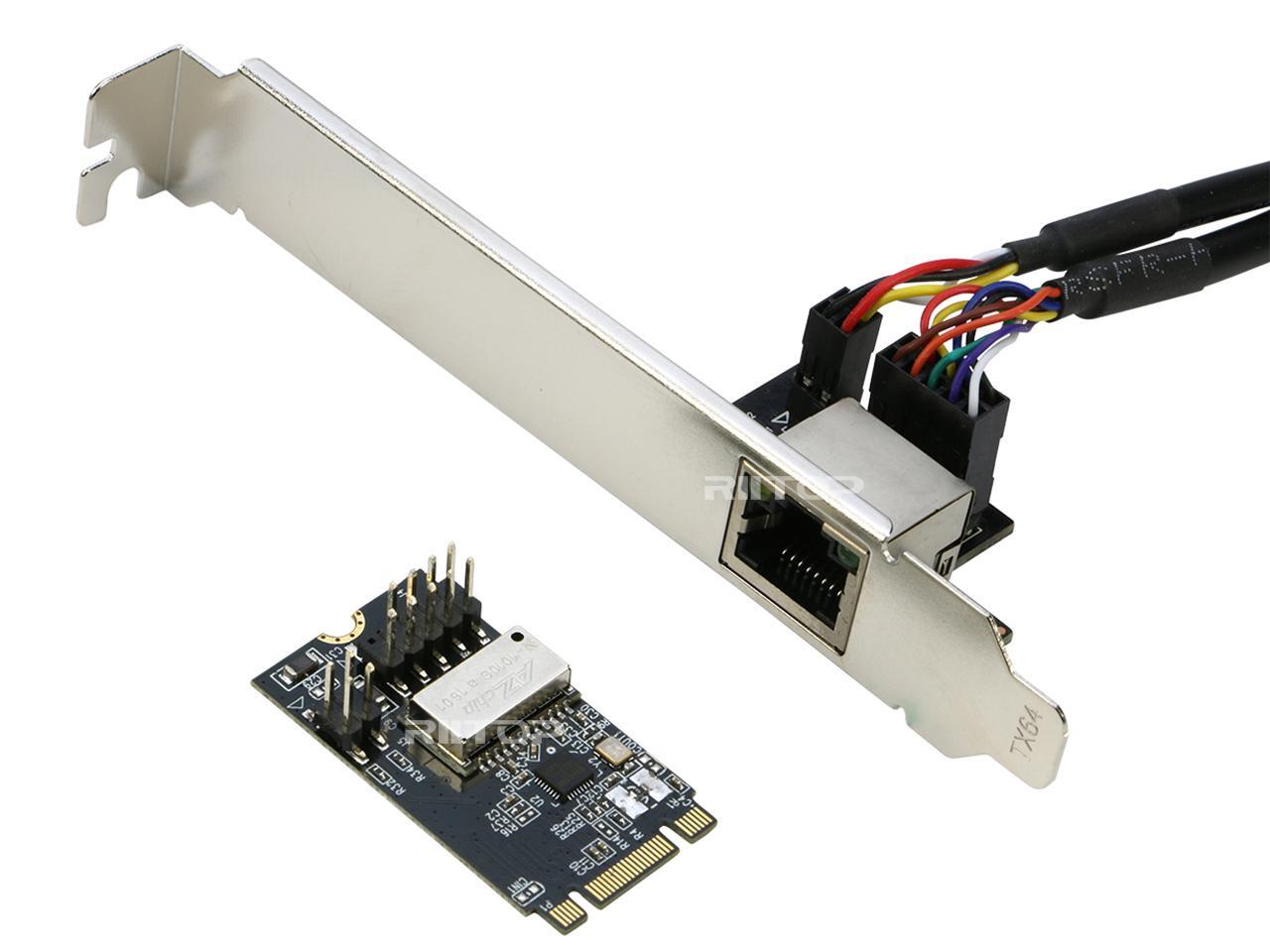 M.2 B Key M key to RJ45 1000M Gigabit Ethernet Network Adapter Card ...