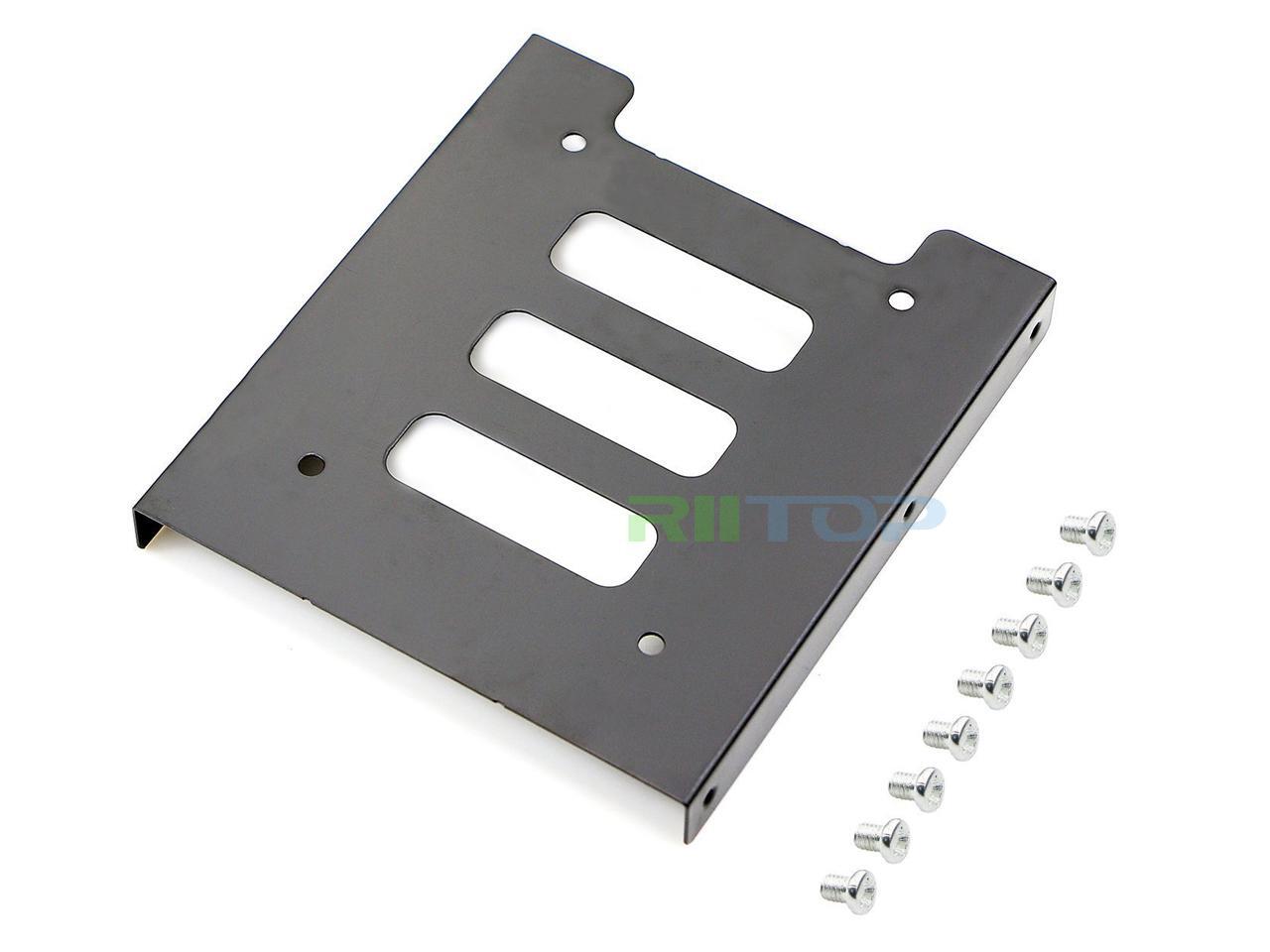 SSD Mounting Bracket(2-Pack), RIITOP 2.5 to 3.5 hard drive bay Adapter ...