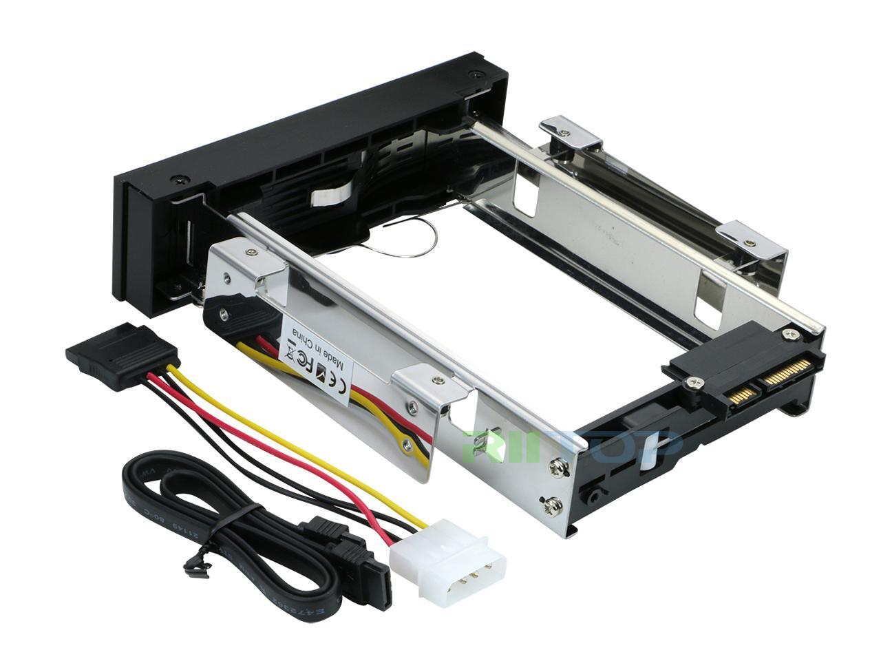 RIITOP 5.25 inch HDD Caddy Hard Drive Internal Mobile Rack Hot Swap for ...