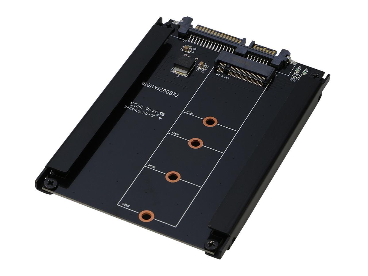 NGFF to SATA Converter Adapter, RIITOP M.2 NGFF SATA SSD to 2.5 inch ...