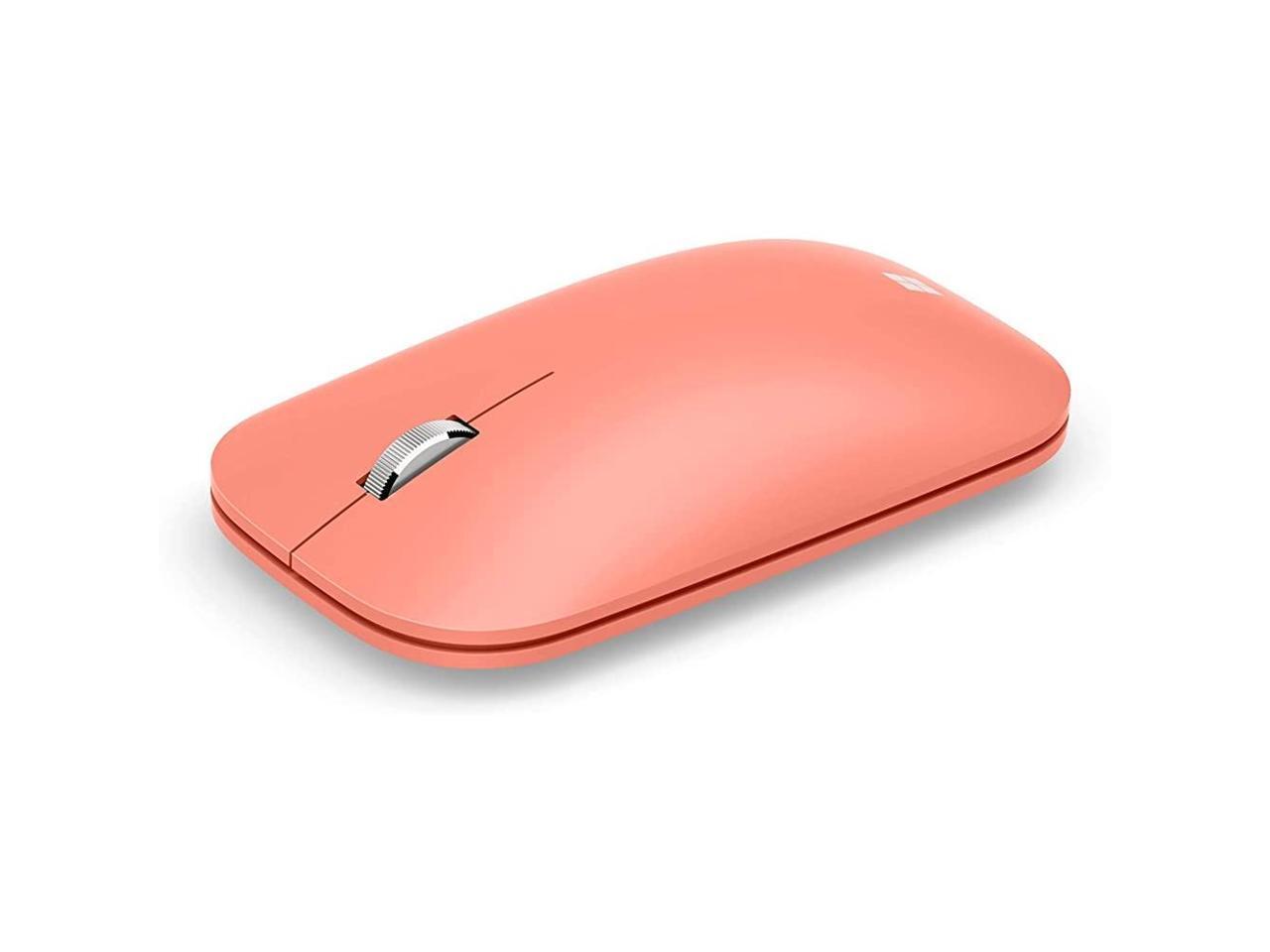Microsoft Mobile Mouse - Peach. Comfortable Right/Left Hand Use with ...
