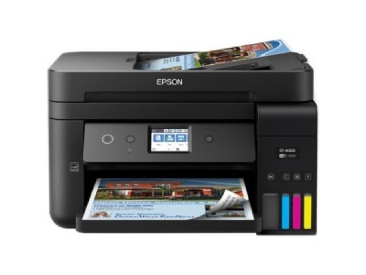 Epson WorkForce ST-4000 Inkjet Multifunction Printer - Color - Copier ...