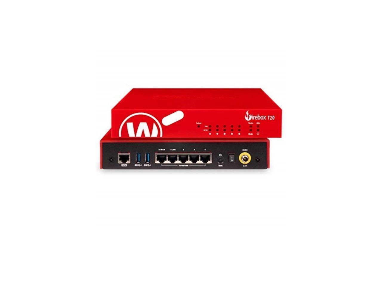 WatchGuard Firebox T20 Network Security/Firewall Appliance - 5 Port ...
