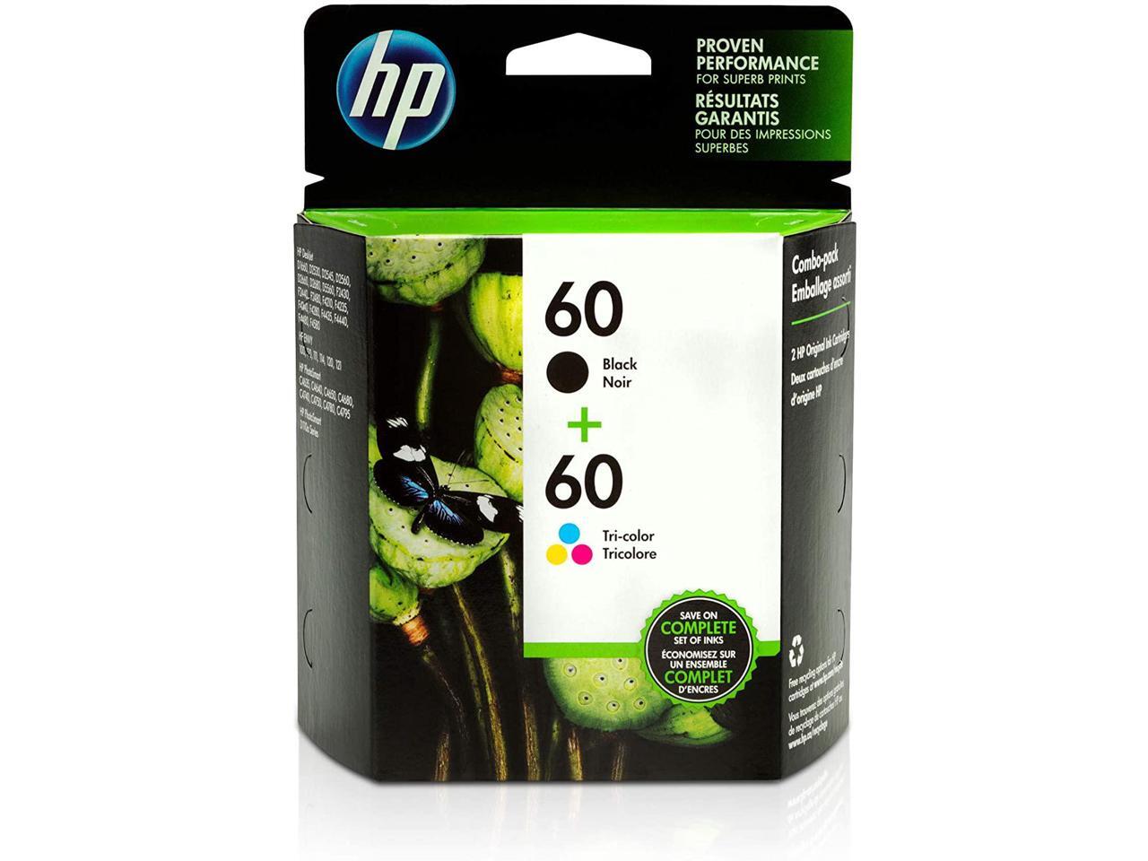 HP 60 Ink Cartridge - Combo Pack - Black/Cyan/Magenta/Yellow - Newegg.ca