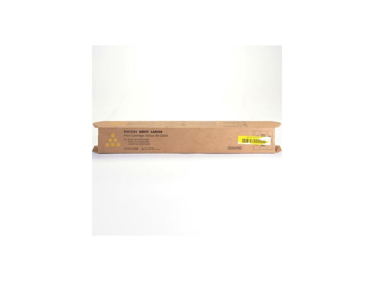 Yellow Toner Cartridge for Ricoh 842280 IM C4500, IM C6000, Genuine ...
