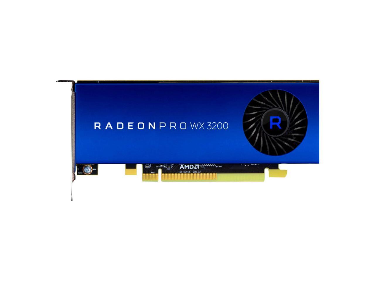 HP Radeon Pro WX 3200 Graphic Card - 4 GB GDDR5 - Low-profile - 128 bit ...