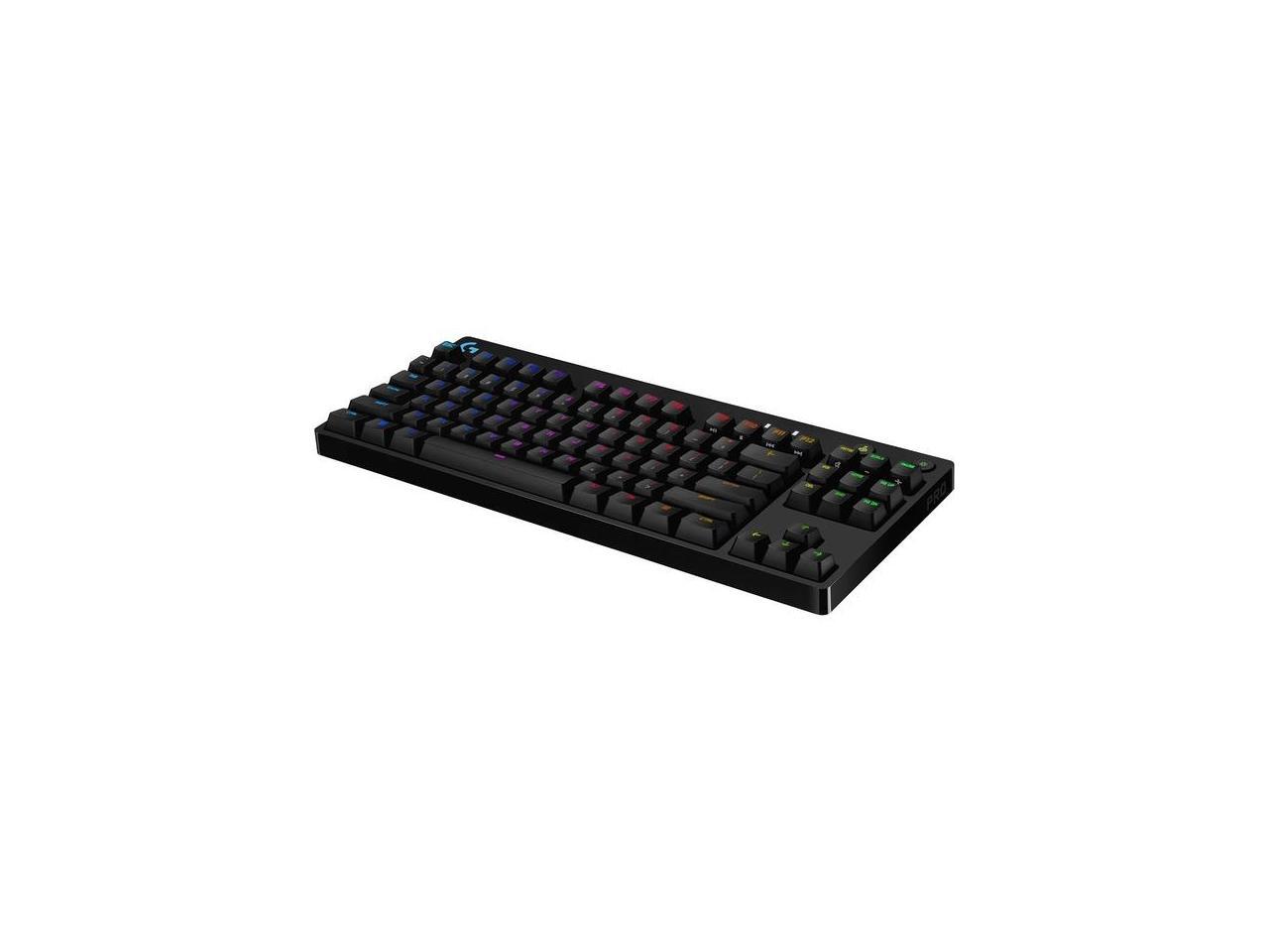 Logitech G PRO Mechanical Gaming Keyboard, Ultra Portable Tenkeyless ...