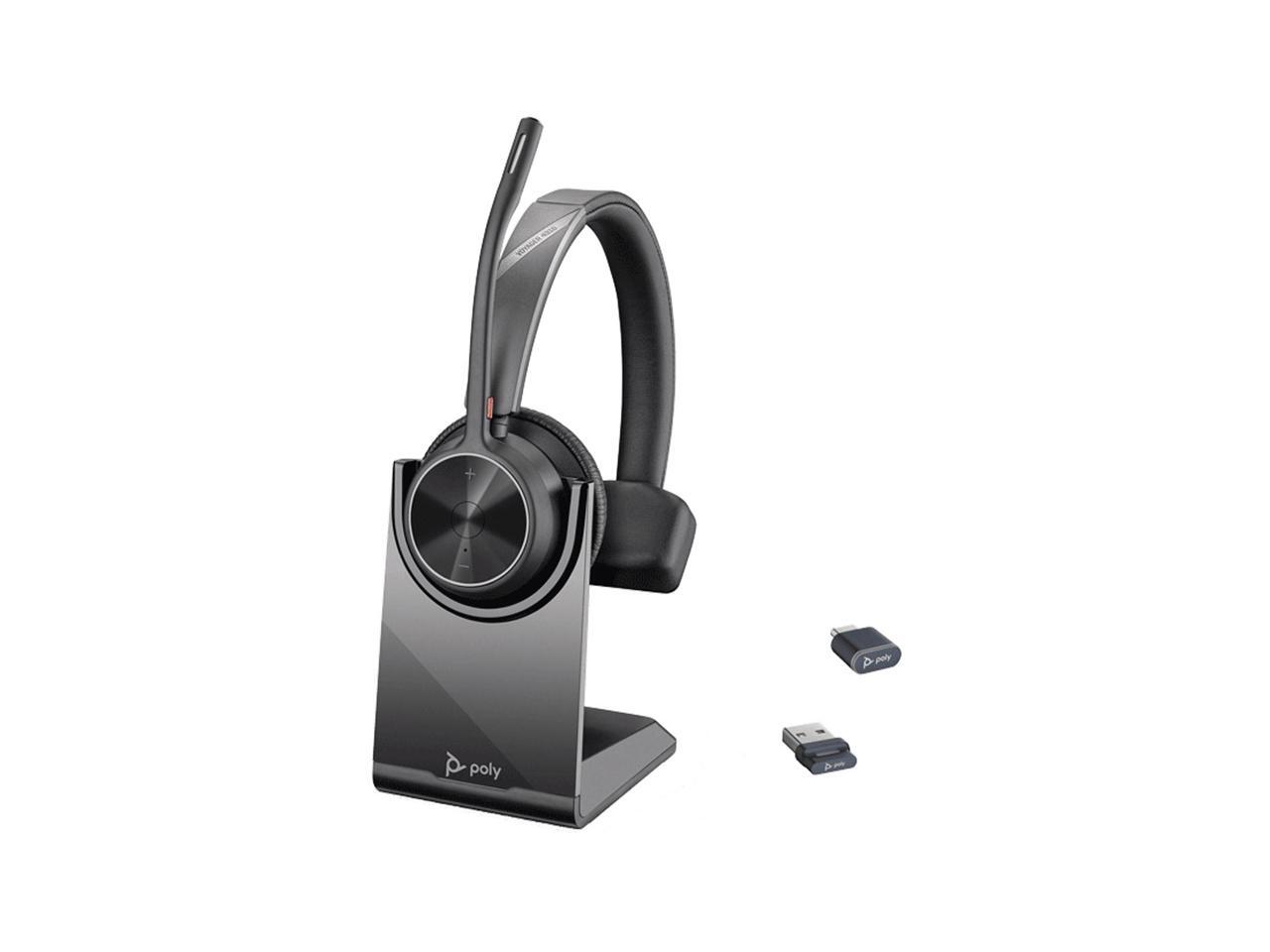 Plantronics Poly Voyager 4300 UC 4310-M Headset - Mono - USB Type C ...