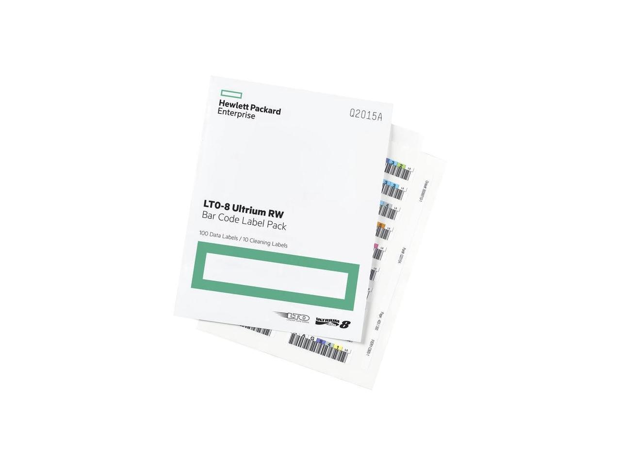 HPE LTO-8 Ultrium RW Bar Code Label Pack Q2015A - Newegg.com