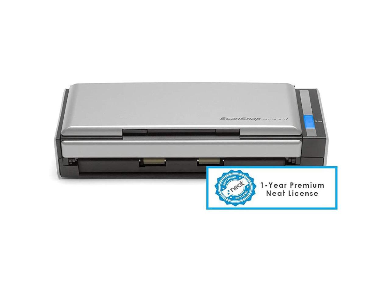 Fujitsu ScanSnap S1300i Duplex 600 dpi 12 ppm USB 2.0 Document Scanner ...