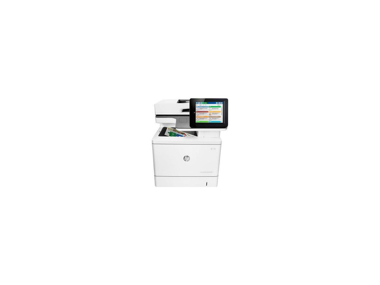 HP LaserJet M577c Laser Multifunction Printer - Color - Plain Paper ...